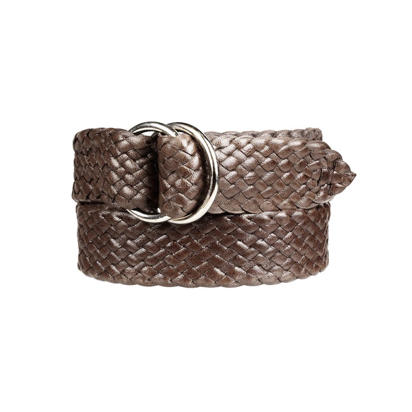 Badgery Belts | Queenslander 11 Plait | Chocolate - Hiscocks