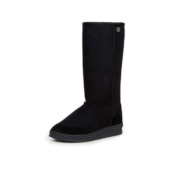 Emu Australia Sheepskin Boot | Platinum Outback High | Black - Hiscocks