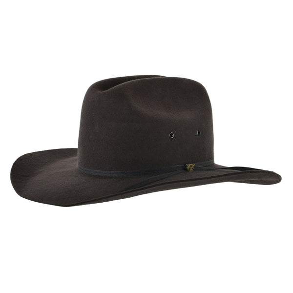 Pure Western Kids Cyclone Hat | Dark Brown - Hiscocks