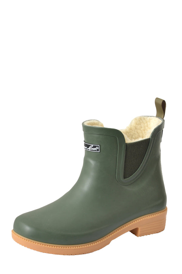 Thomas Cook Rubber Boot | Wynard | Dark Khaki - Hiscocks