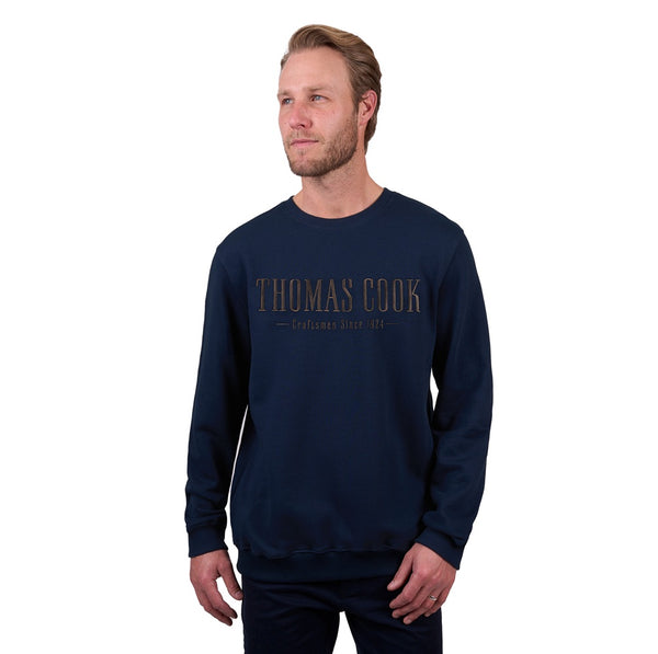 Thomas Cook Mens Top | Thomas Crew | Navy - Hiscocks