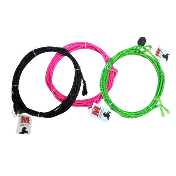 EZY RIDE LITTLE LOOPER 5/16 20 KIDS ROPE BLK - Hiscocks