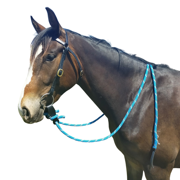 Nungar Knots Split 2m Reins Slobber Straps - Hiscocks