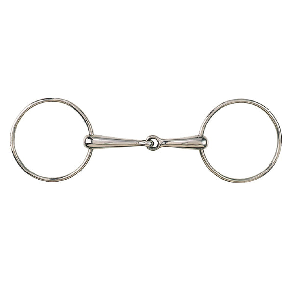 Lightweight Loose Ring Race Snaffle | 90mm Rings - Hiscocks